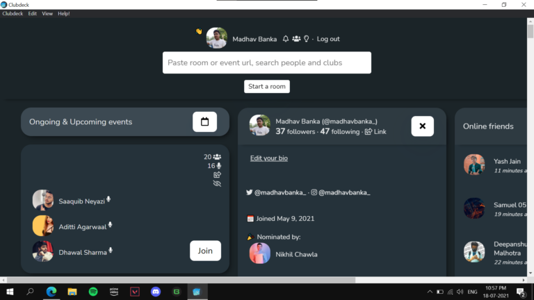 How to use Clubhouse on a PC