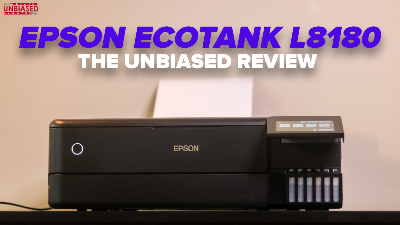 Epson EcoTank L8180: The Printer, Scanner, Copier that does it all like ...